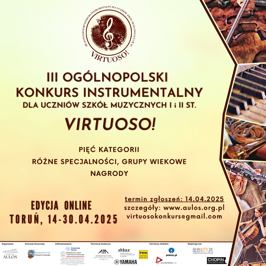 3rd VIRTUOSO! Instrumental Competition for students of first and second ...